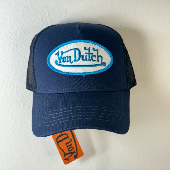 Von Dutch | Accessories | Nwt Von Dutch Navy Black Trucker Hat | Poshmark